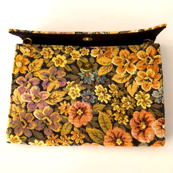 Shirl Miller Ltd | Bags | Hand Bag Clutch Vintage Tapestry | Poshmark